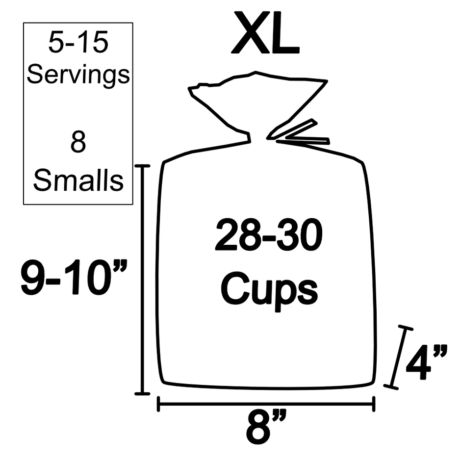 Popcorn Bag Sizes & Portions Guide - Midtown Pop